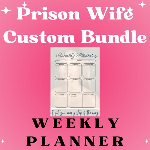 Huge Custom Prison Wife Bundle - Stationary - Calendar - Planner - Long ...