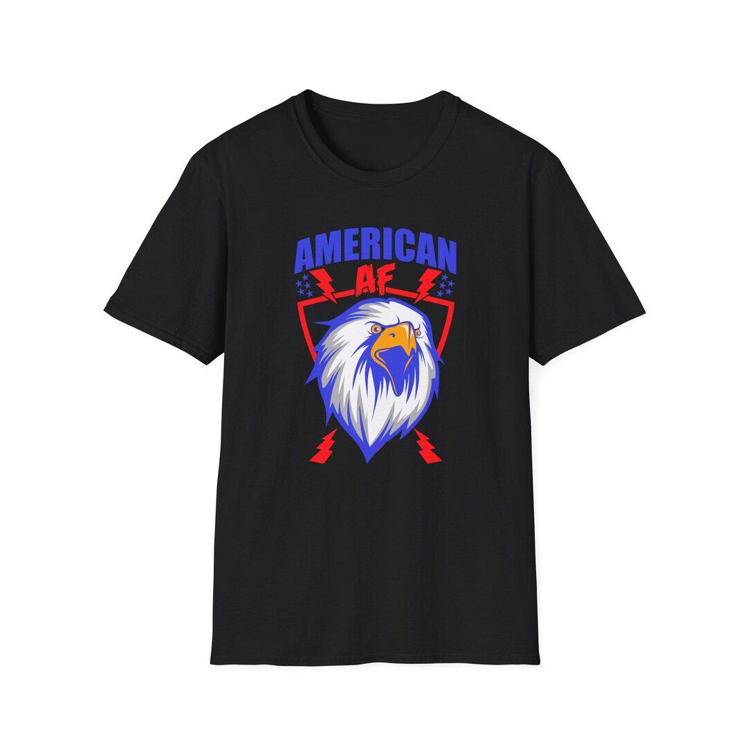 American AF Tshirt We the People Bald Eagle Shield Image Proud ...