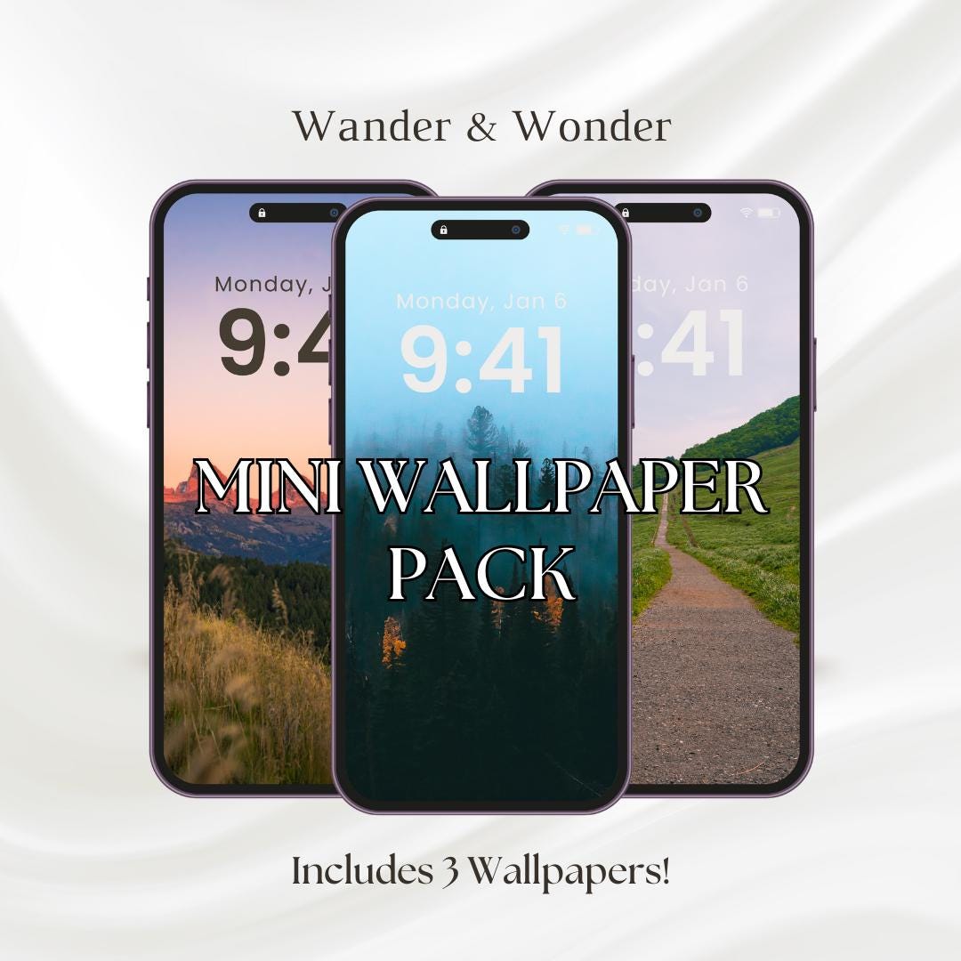 Scenic Travel Phone Wallpapers | Minimal Landscape Lock Screens ...