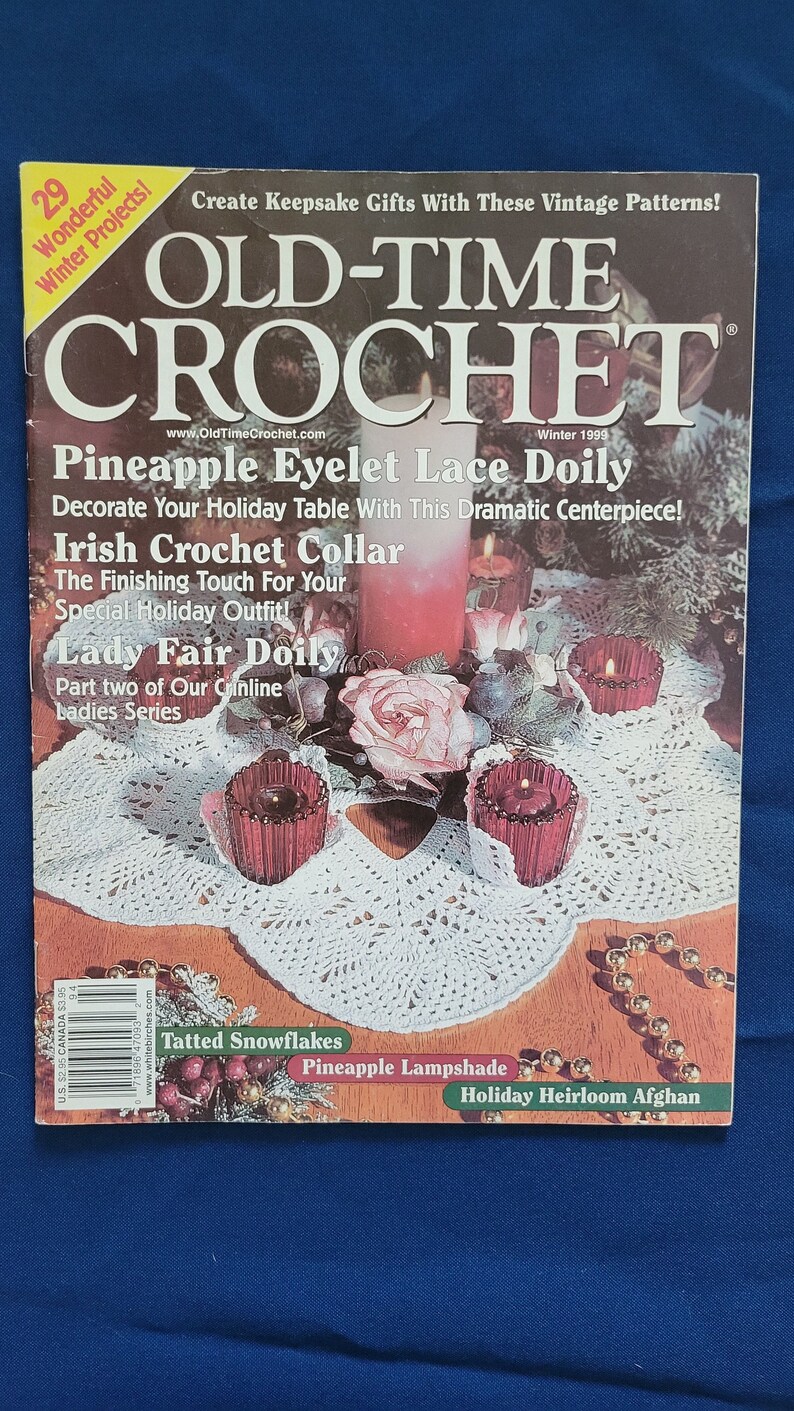 Old-time Crochet Magazine Winter 1999 - Etsy