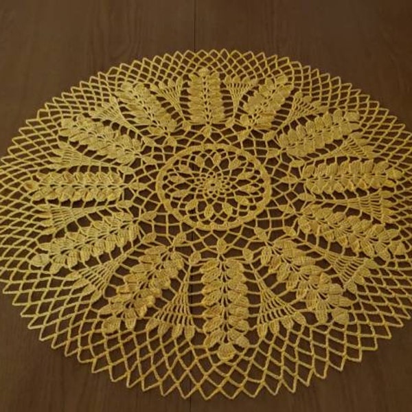 Wheat Doily - Etsy