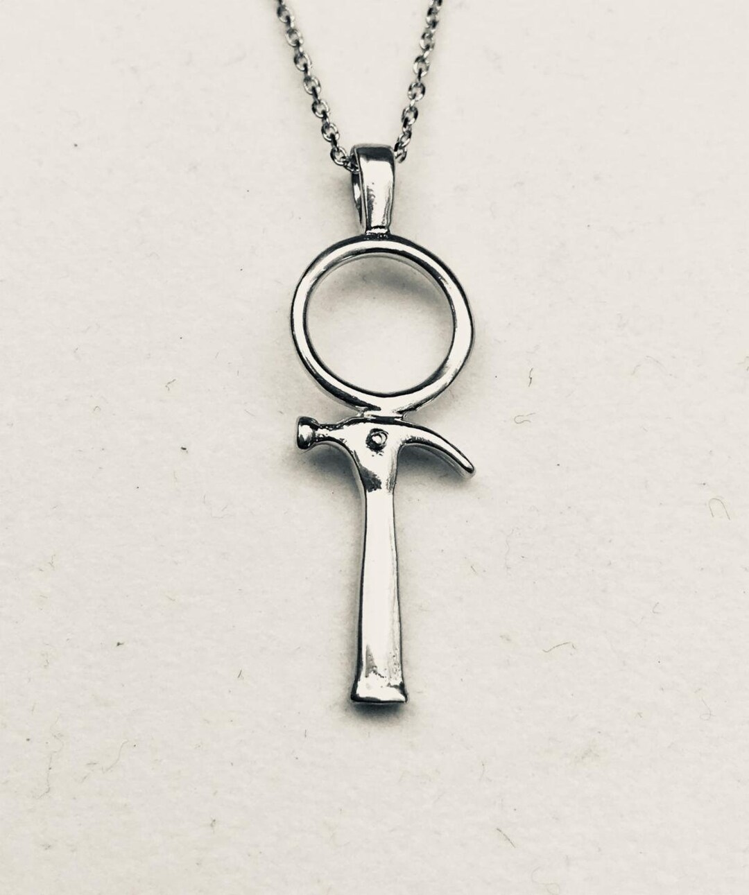 Construction Female Symbol Pendant, Nailing it /Construction Jewelry ...