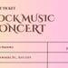 VIP Concert Ticket Template | Editable Canva | Printable Event Pass - Etsy