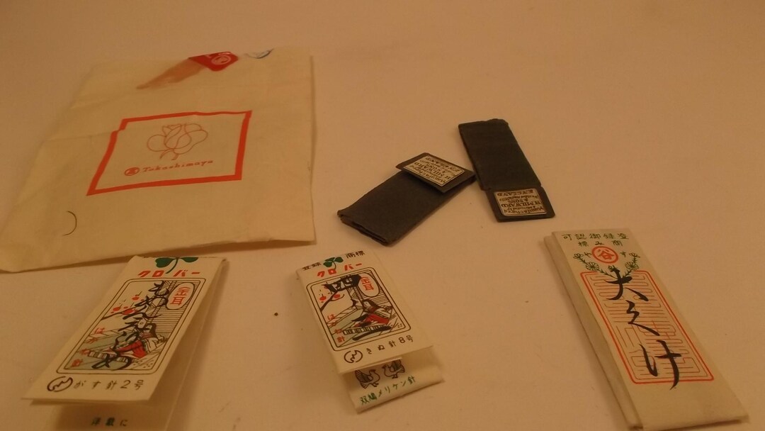 Vintage Sewing Needles, Japanese Takahimaya Needles, 4 Packs - Etsy