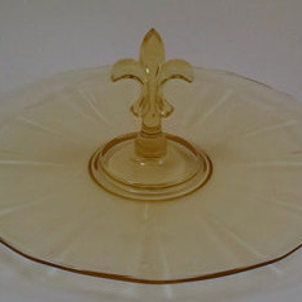 Fleur De Lis Plate - Etsy