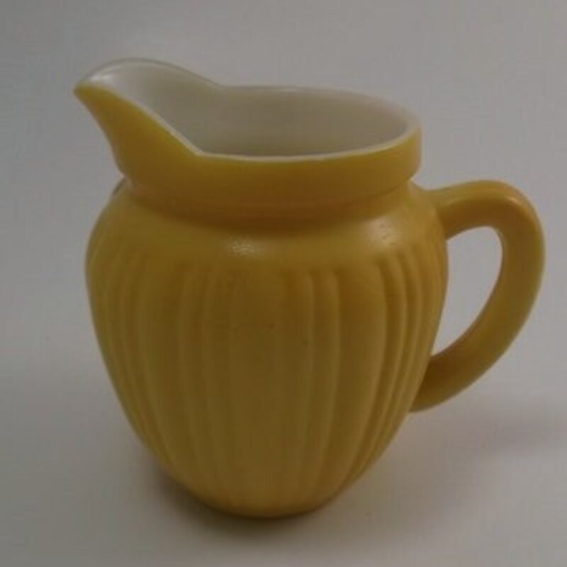 Yellow Milk Glass - Etsy