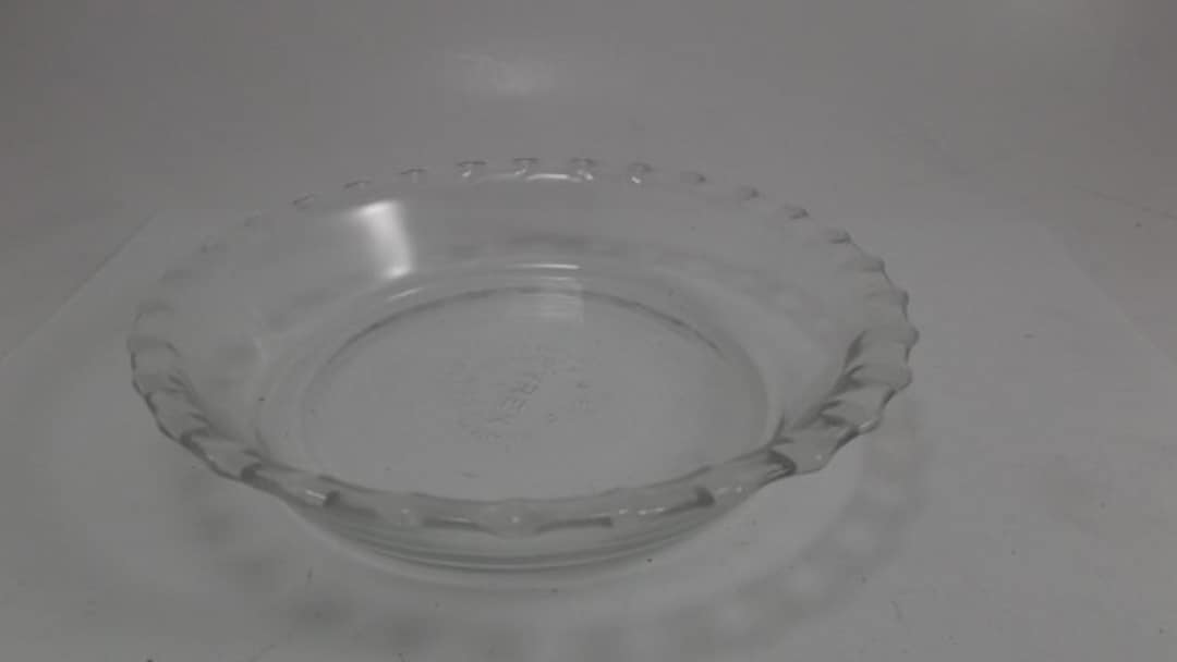 Vintage Pie Plate, Small Pie Pot Pie Plate, Clear Glass, Pyrex 6 Inch ...