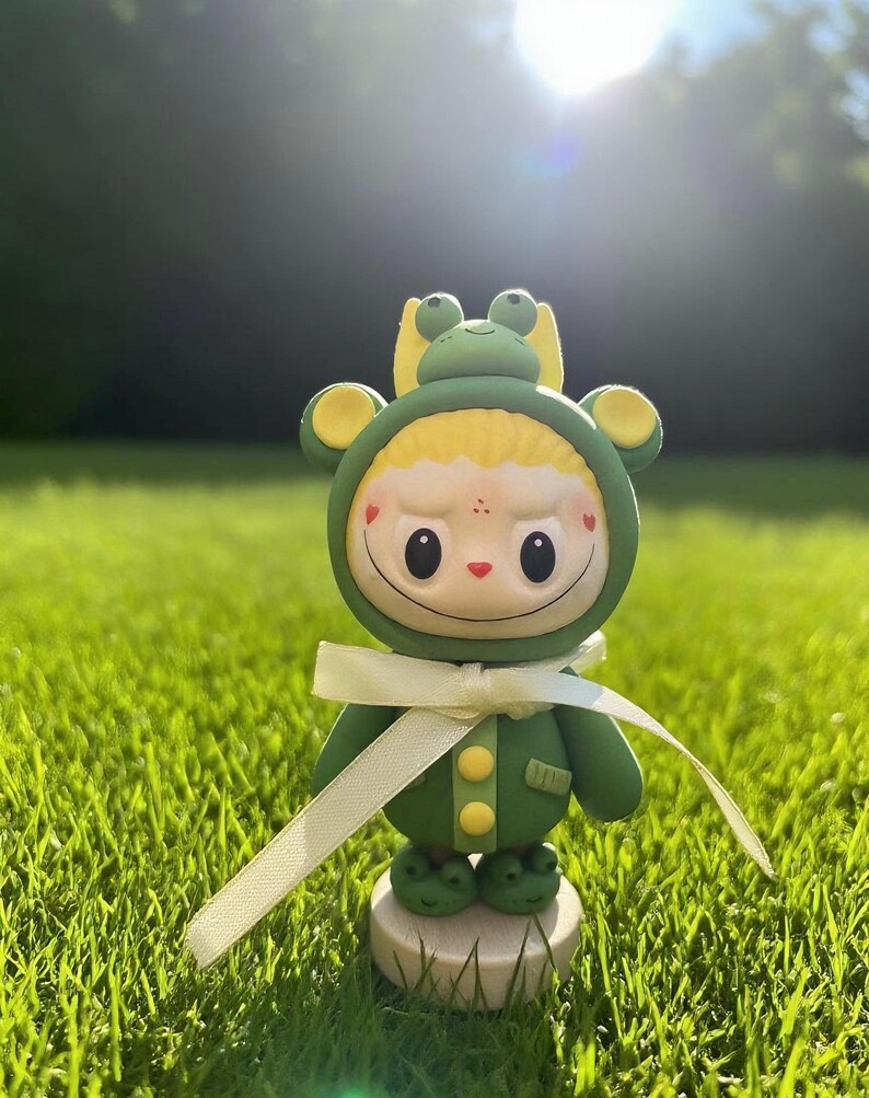 Labubu Clay，handmade Polymer Clay Sculpture，cute Art Toy，desk Decor ...