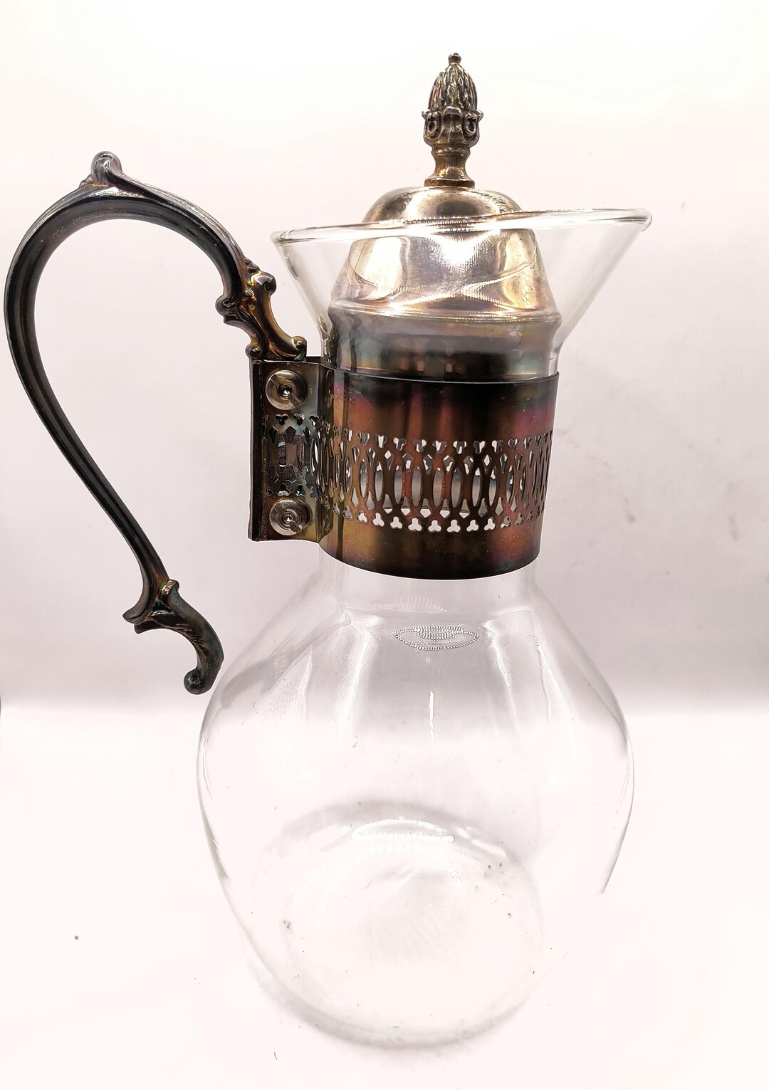 Vintage Corning Brand Heat-proof Glass Coffee or Tea Carafe With a ...