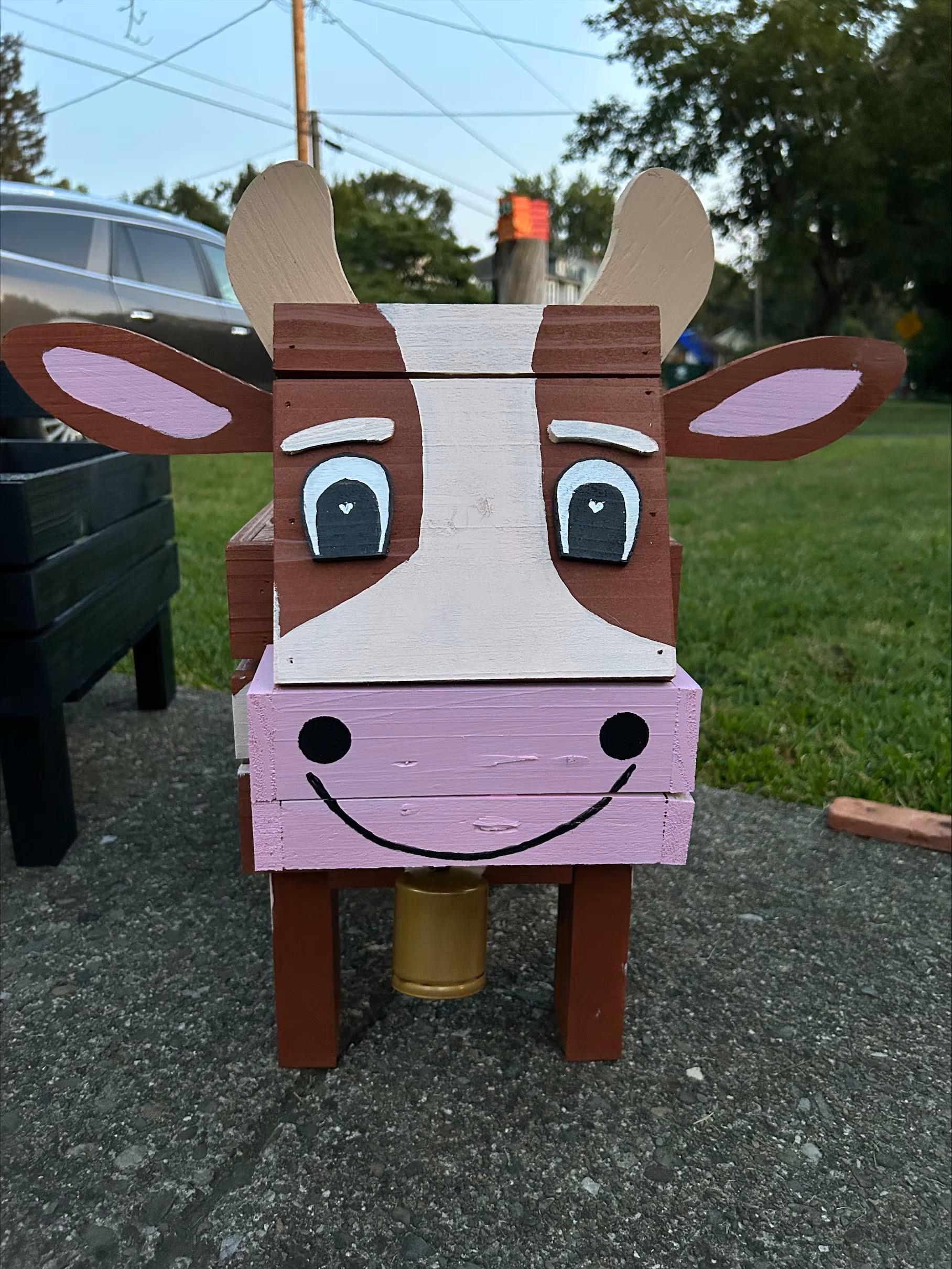 Cow Wedding Card Box – Barn Reception Centerpiece and Country Envelope ...