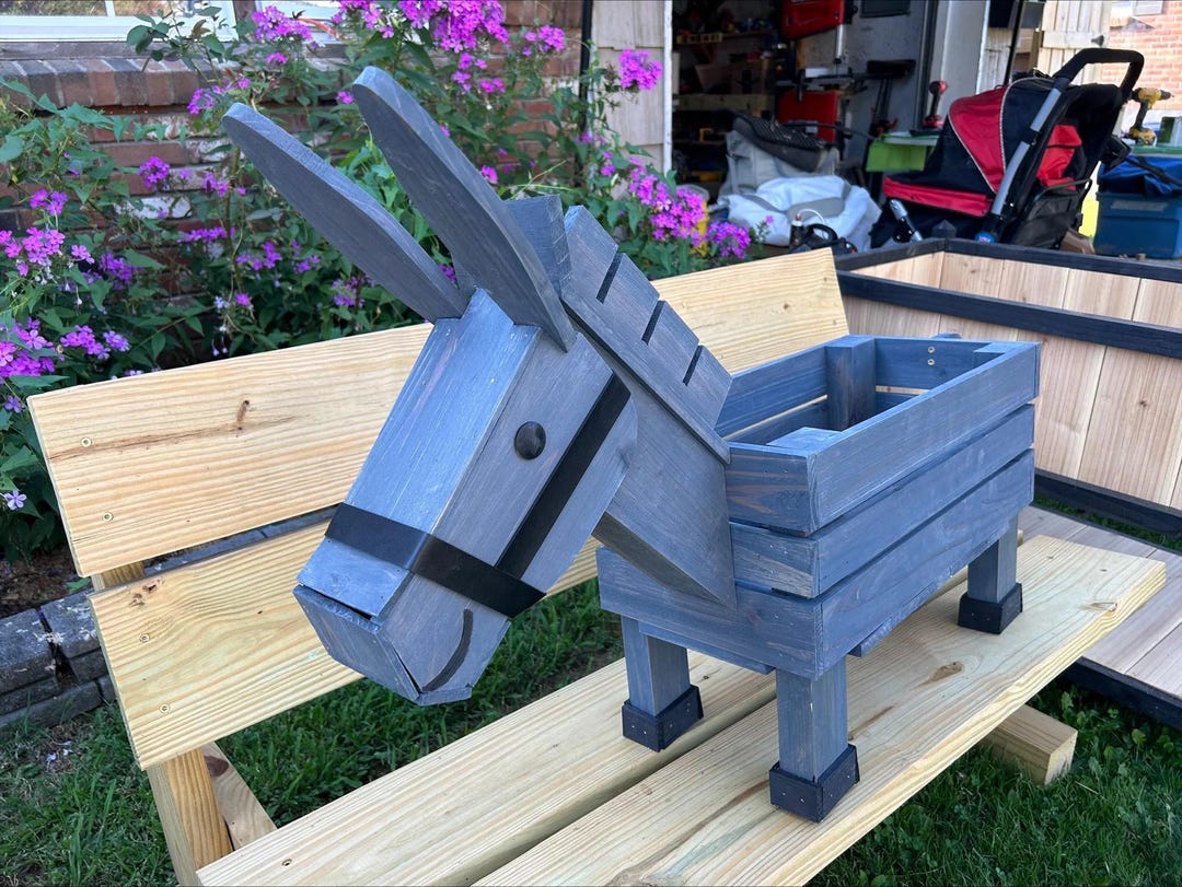 Donkey Wedding Card Box – Barn Reception Centerpiece and Envelope ...