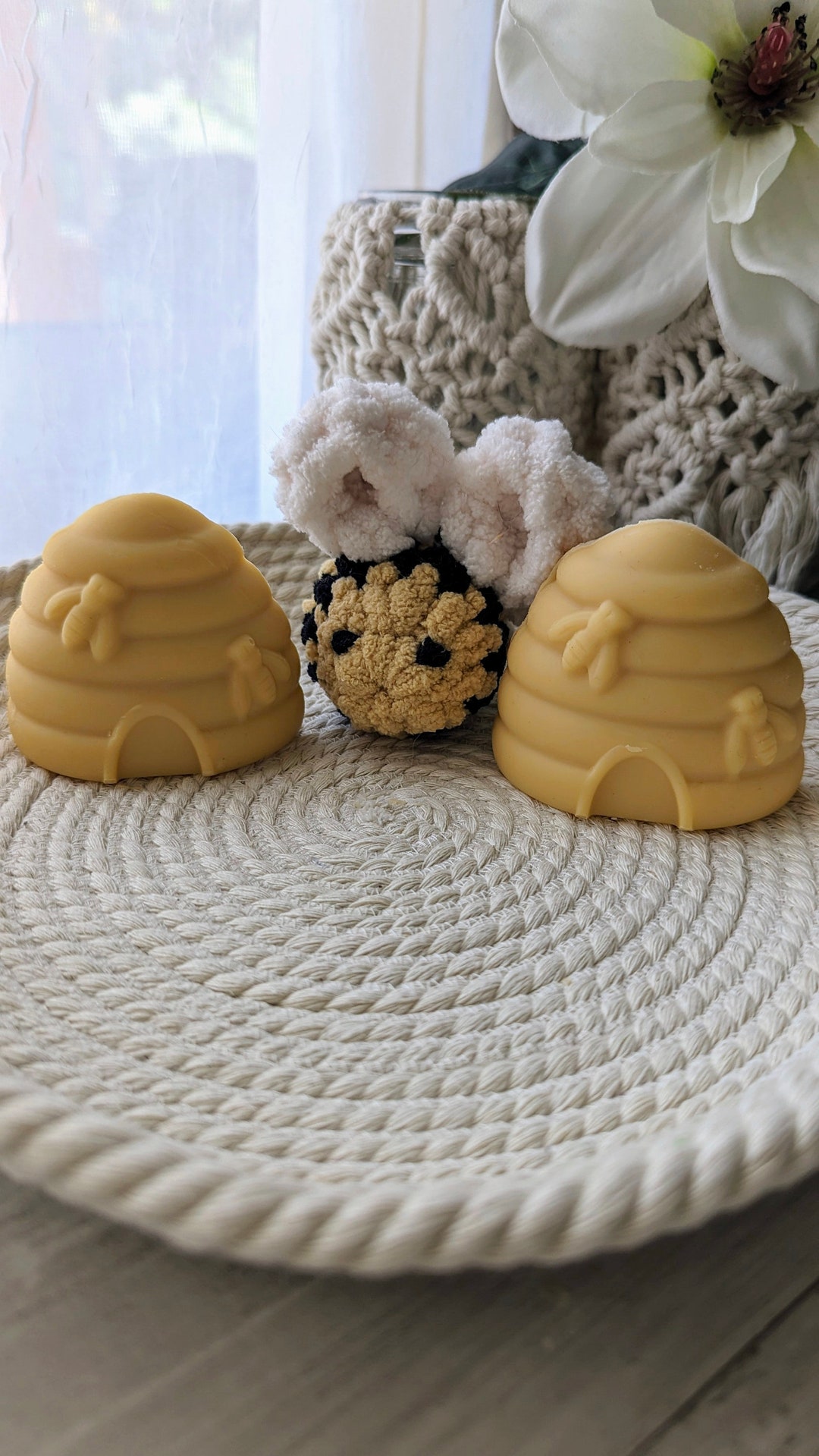Honey and Almond Bee Soap, Skep Honeycomb and Bee Shaped Handcrafted ...