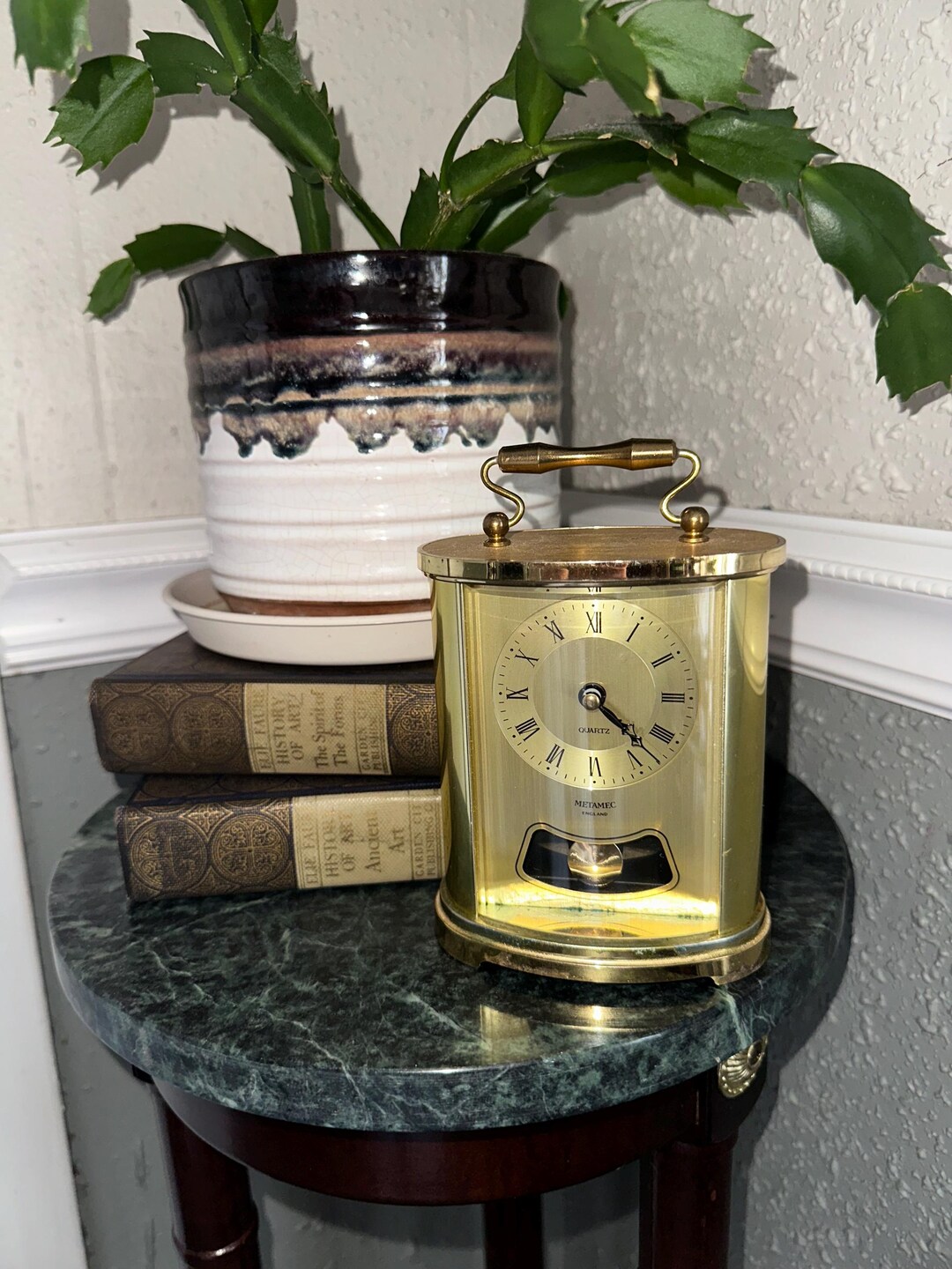 Vintage Metamec Brass Carriage Clock | Made in England (for Decor/parts ...