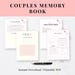 Couples Memory Book Printable | Relationship Scrapbook Journal for ...