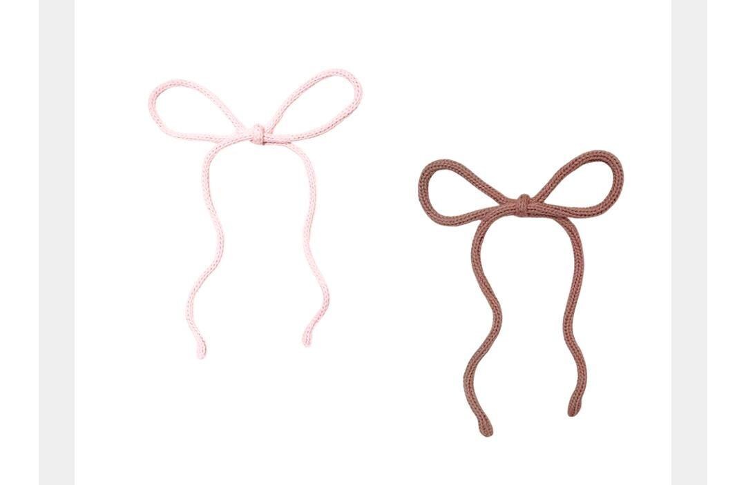Knitted Wire Bow - Etsy