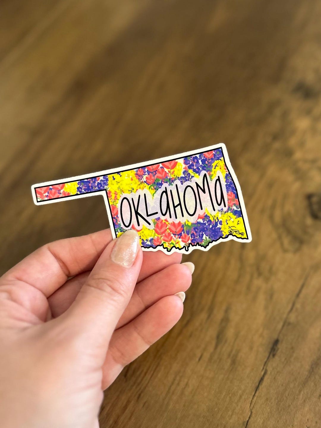 Oklahoma Vinyl Sticker - Etsy