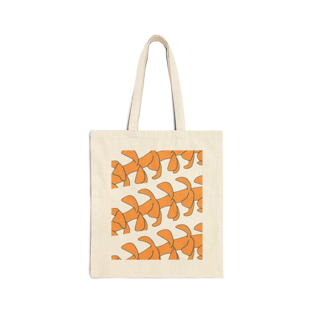 Cute Eke Pua Cotton Canvas Tote Bag, Eco-friendly Shopping Tote, Beach ...