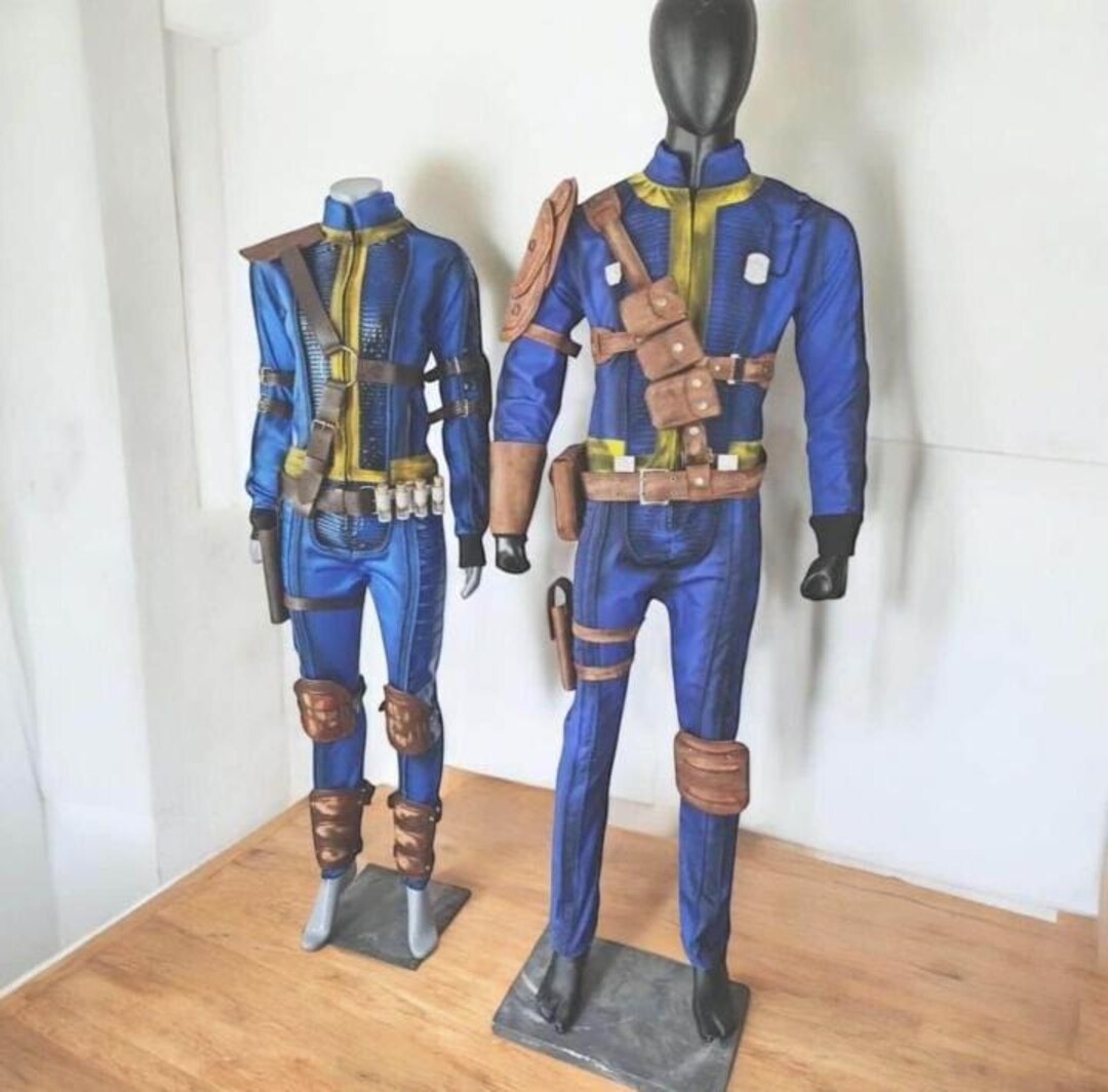 Vault Suit Cosplay Costume Set | Vault 101 & 111 Gamer Outfit - Etsy