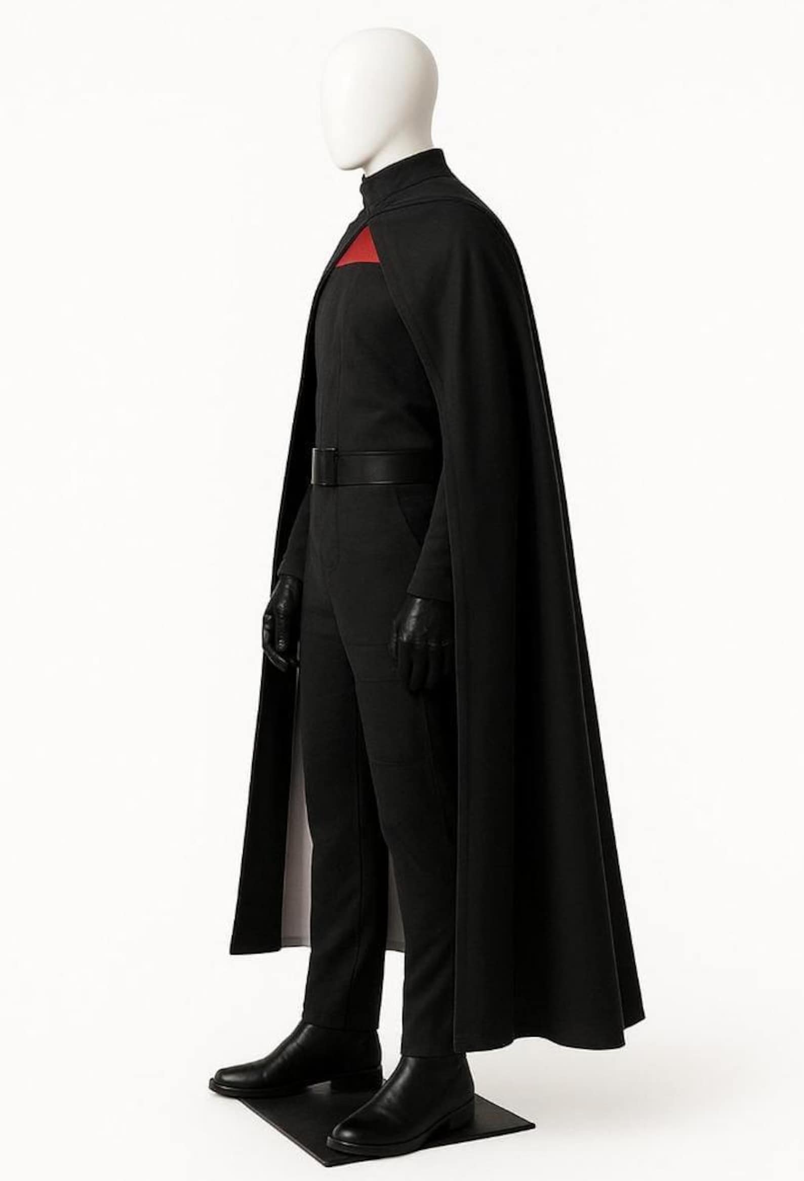 Black Imperial Officer Inspired Cosplay Costume | Sci-fi Commander Suit ...