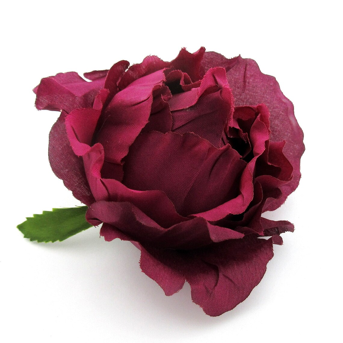 4 Rich Plum Purple Bourbon Rose Silk Flower Brooch Pin - Etsy