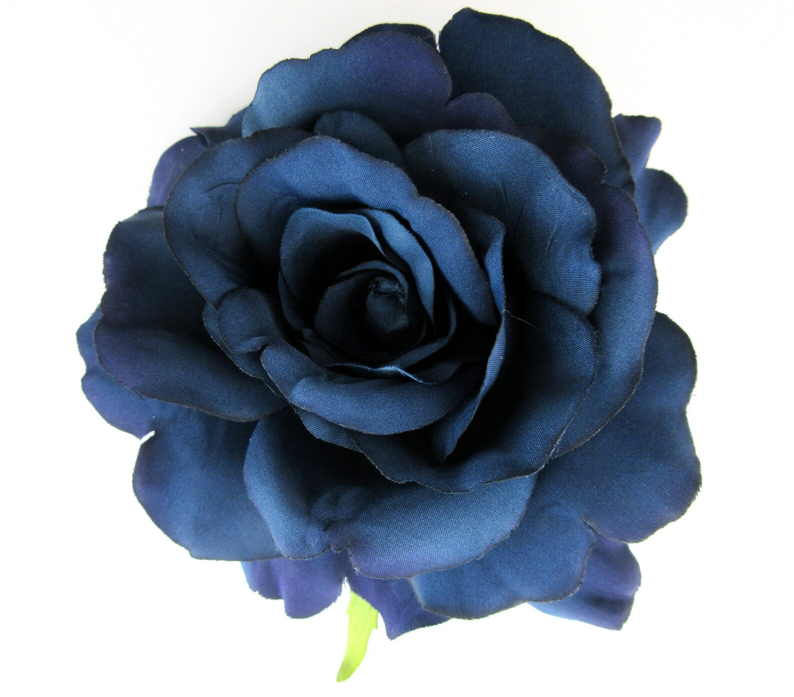 4.5 Deep Navy Blue Silk Rose Flower Brooch Pin | Etsy