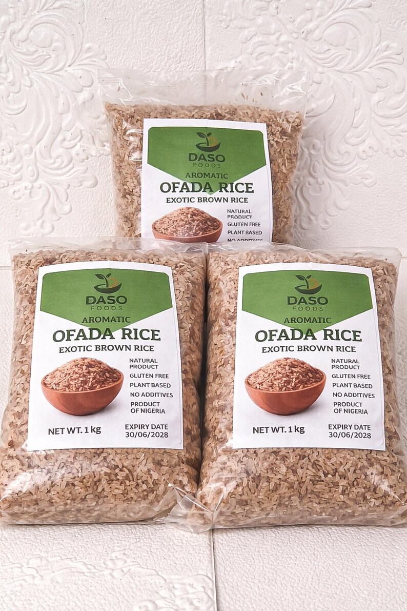 Aromatic Ofada Rice – Exotic Nigerian Brown Rice | Natural Whole Grain ...
