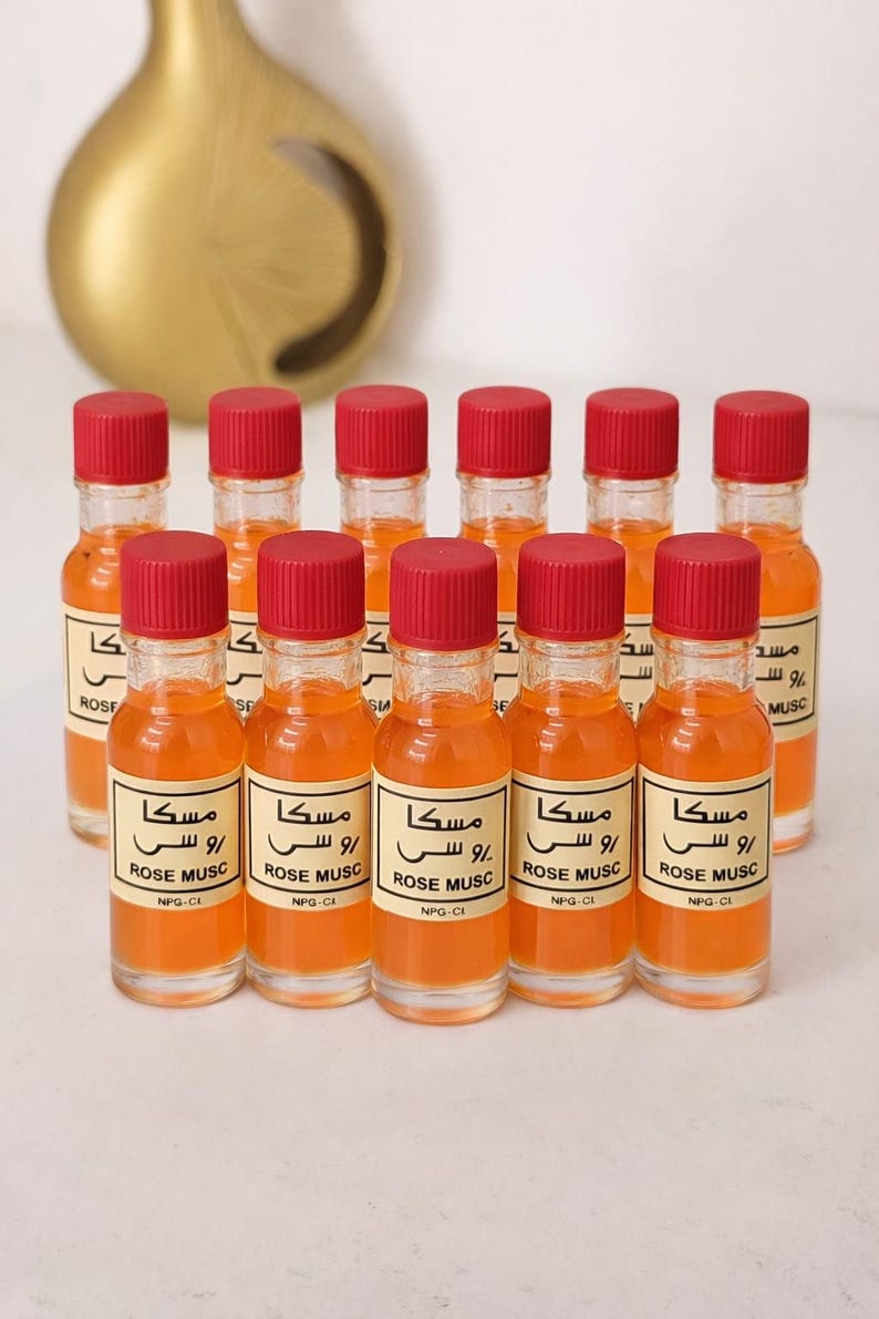 Rose Musc Perfume Oil, Traditional Spiritual Fragrance, 10ml Bottle - Etsy
