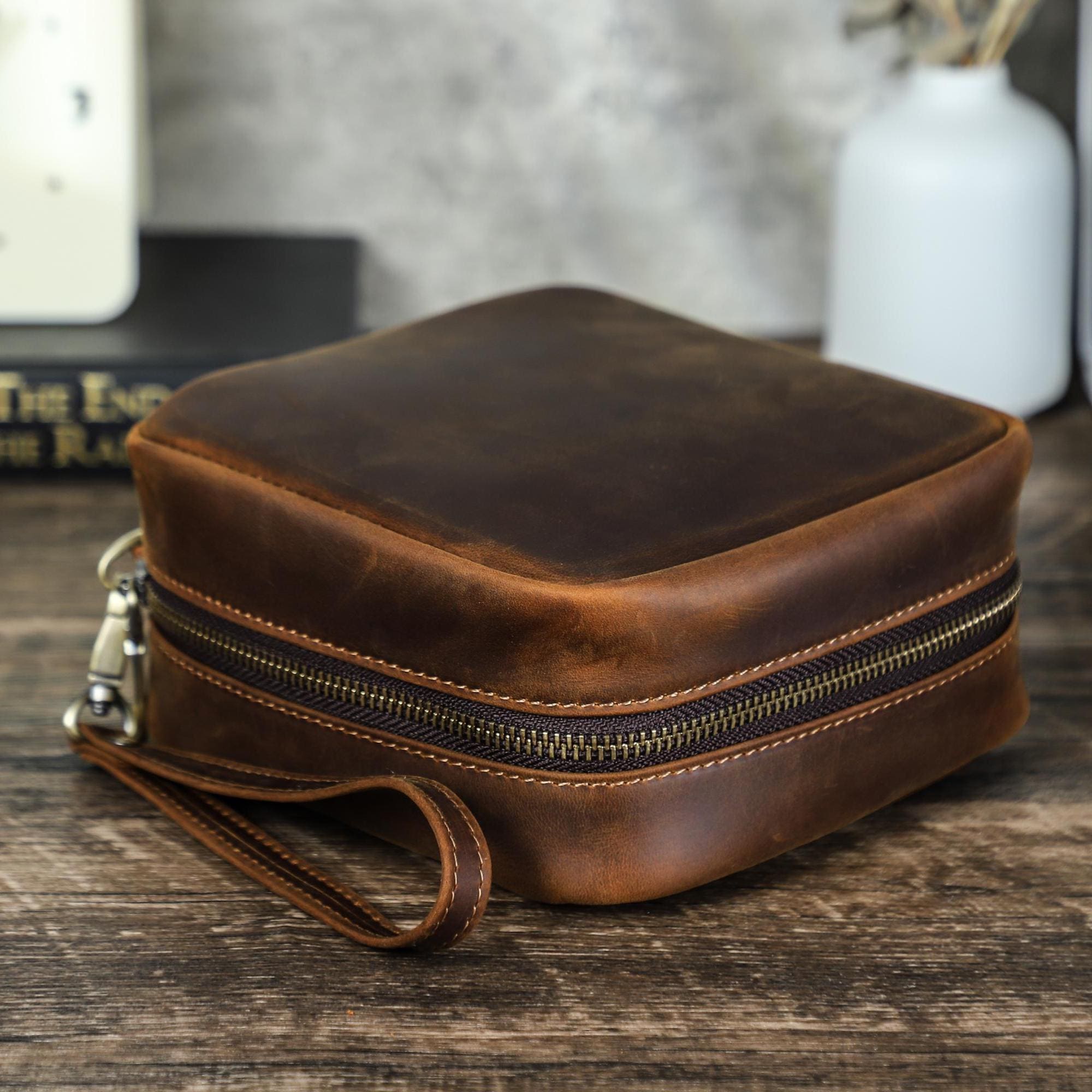 Leather CD Case, Personalized DVD Storage Case, Custom CD Organizer for ...