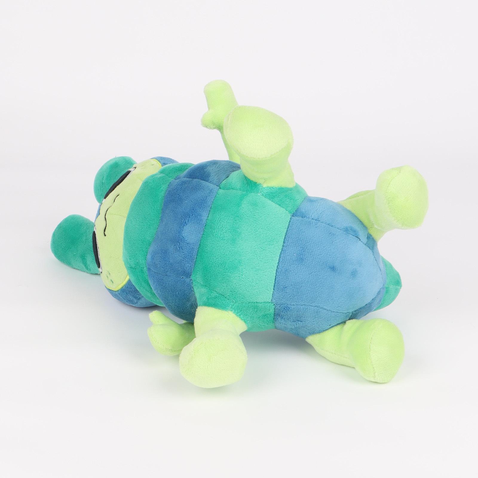 Squirm Dandy’s World Worm Plush Cute Green Blue Bug Plushie Soft ...
