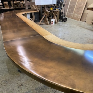 Custom Bronze Bar Top, Residential or Commercial Metal Countertop - Etsy