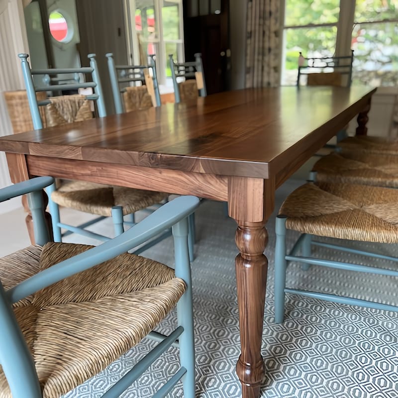 Walnut Dining Table - Etsy