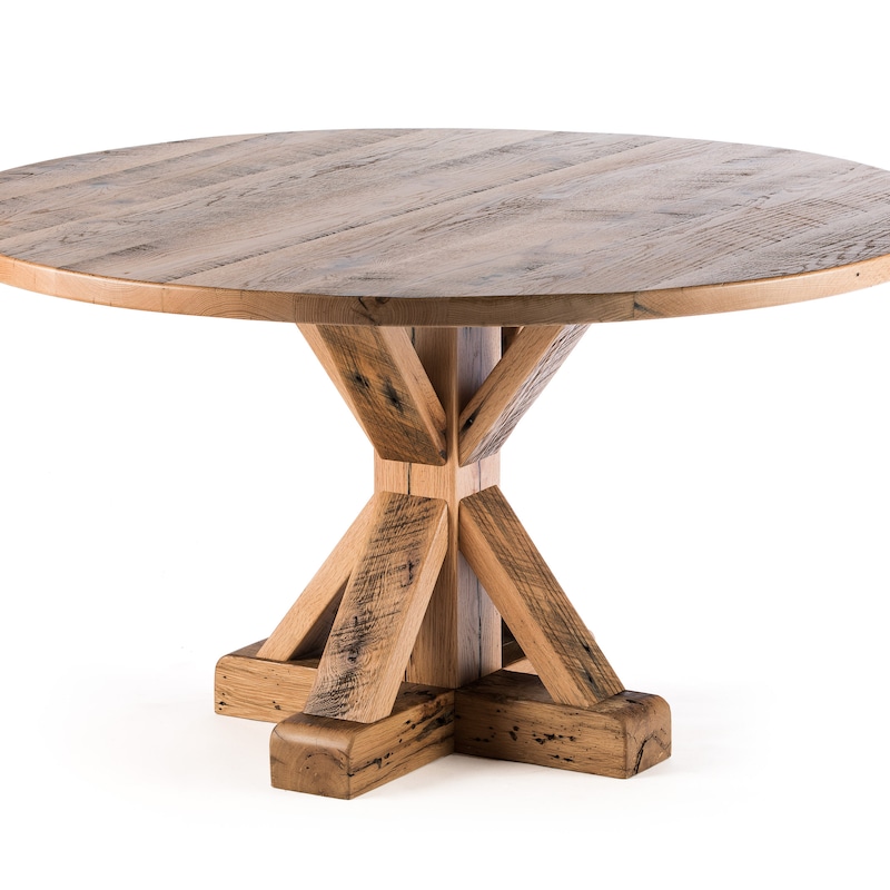 Rustic Wood Dining Table - Etsy