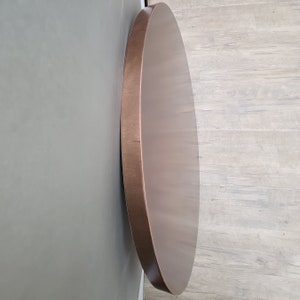 Round Copper Table Top, Artisan Patina, Custom Metal Table - Etsy