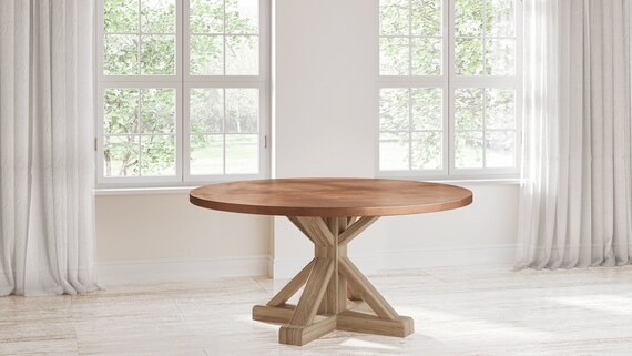 60 inch round pedestal dining table store