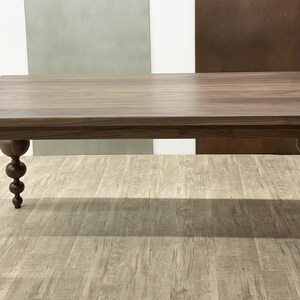 Black Walnut Dining Table, Four Legged Table - Etsy
