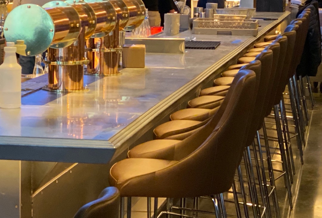Custom Metal Bar Top, Zinc, Copper, Brass Countertop, Commercial or ...