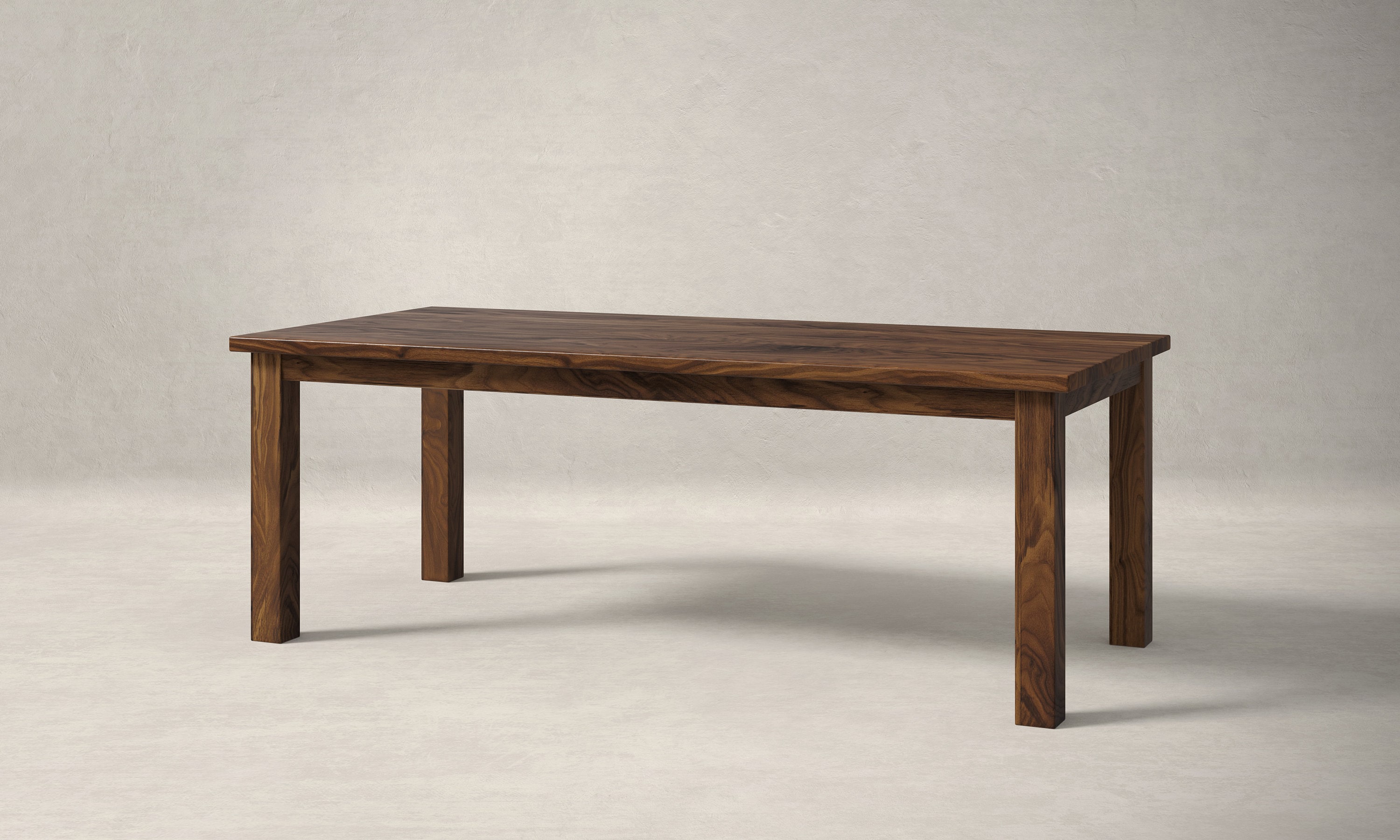 Black Walnut Dining Table, 4 Legs, Parsons Table - Etsy