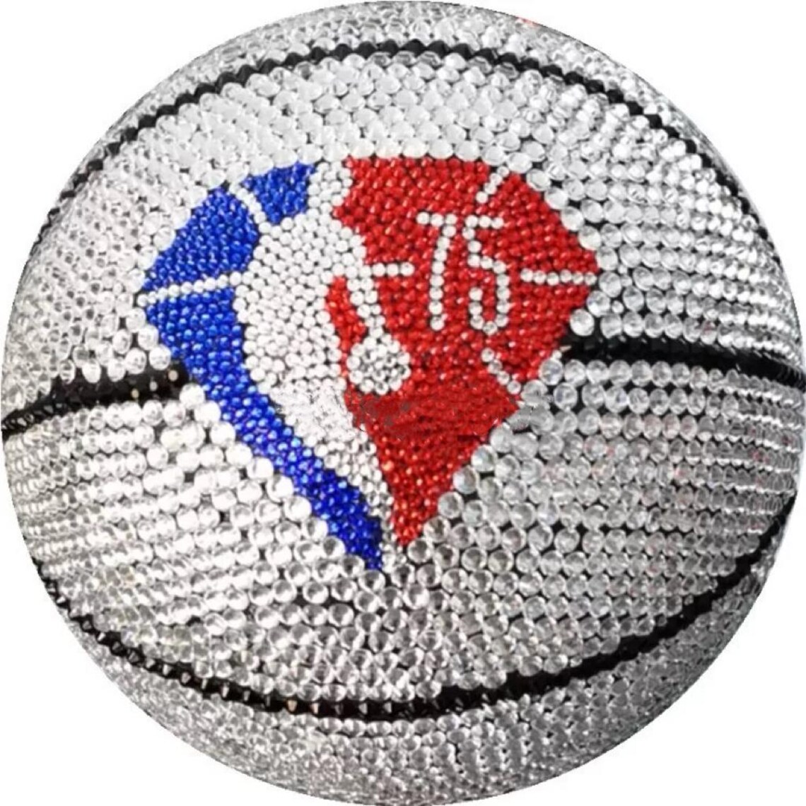 Custom Rhinestone Basketball, Handmade Bling Sport Decor - Etsy