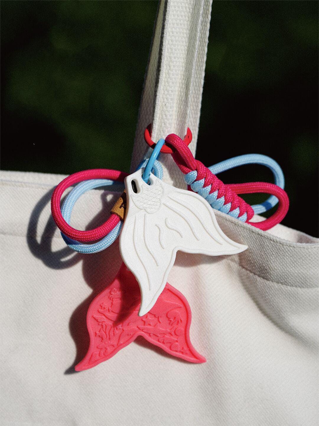 Mermaid Fin Backpack Charm - Fantasy Diver Keychain & Ocean Lover Gift ...