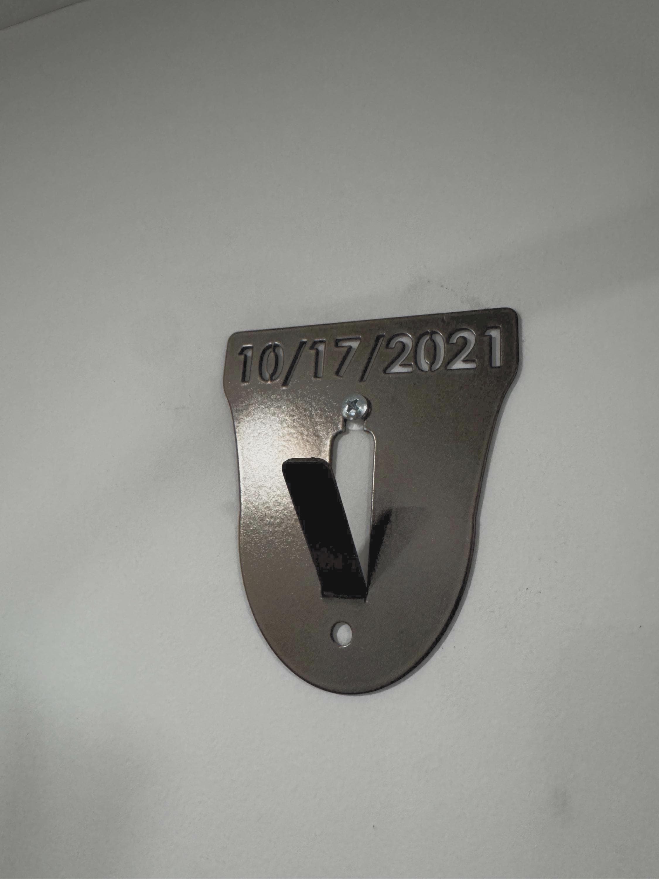 Custom Euro Deer Mount Bracket With Harvest Date – Laser Cut Steel ...