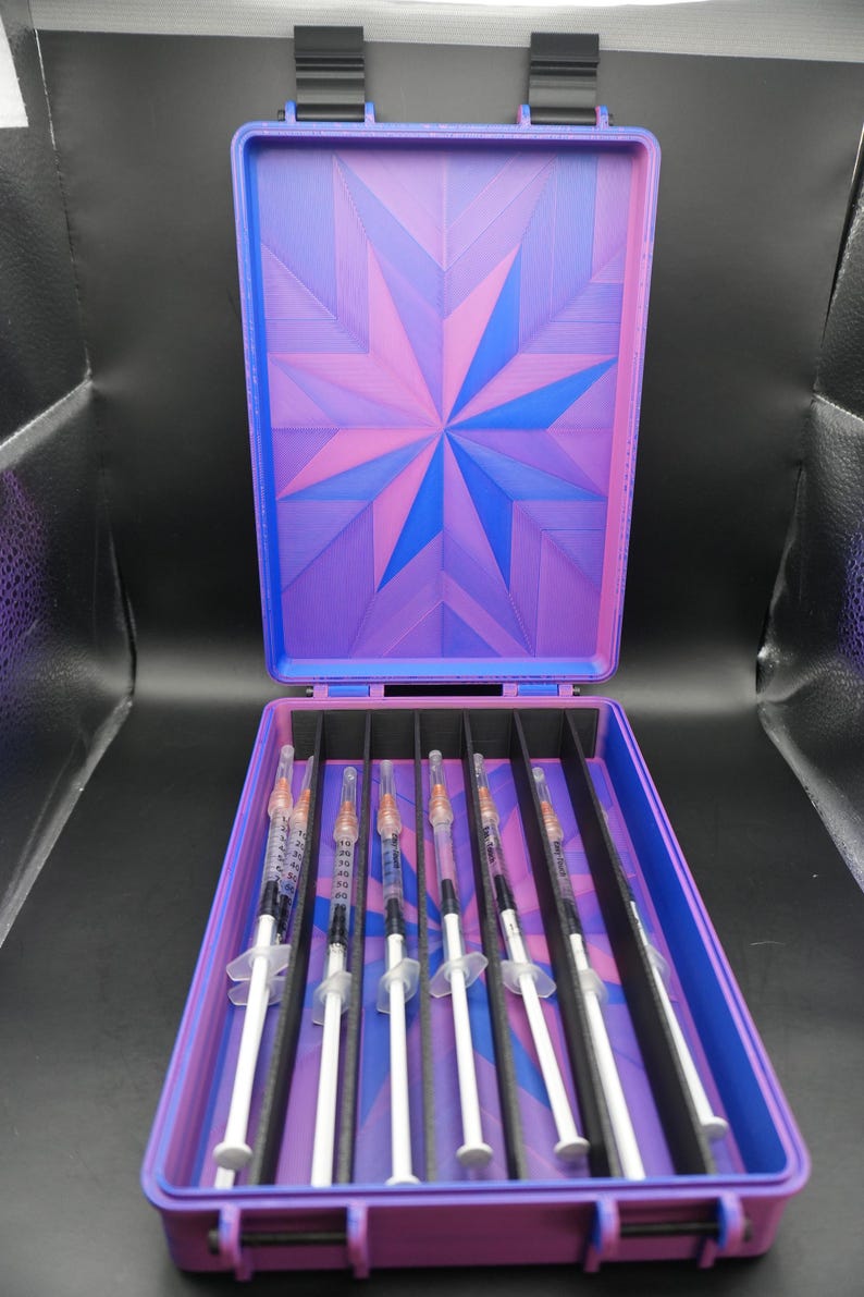 Prefilled Syringe Travel Case - Large - 35+ Prefilled Syringes - 3D ...
