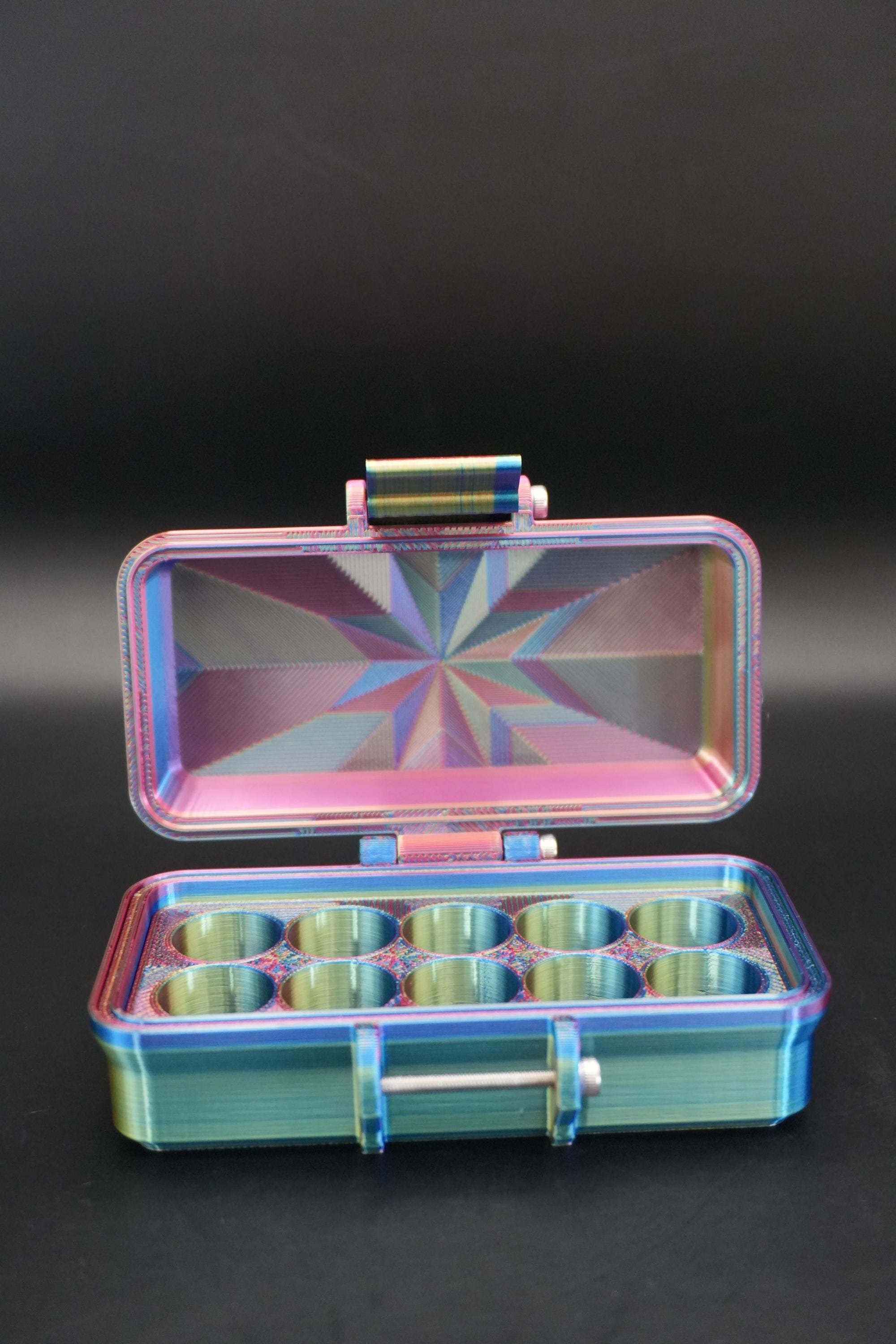 10ML - 40 Vials- Peptide Vial Storage Case - 3D Printed Refrigerator ...