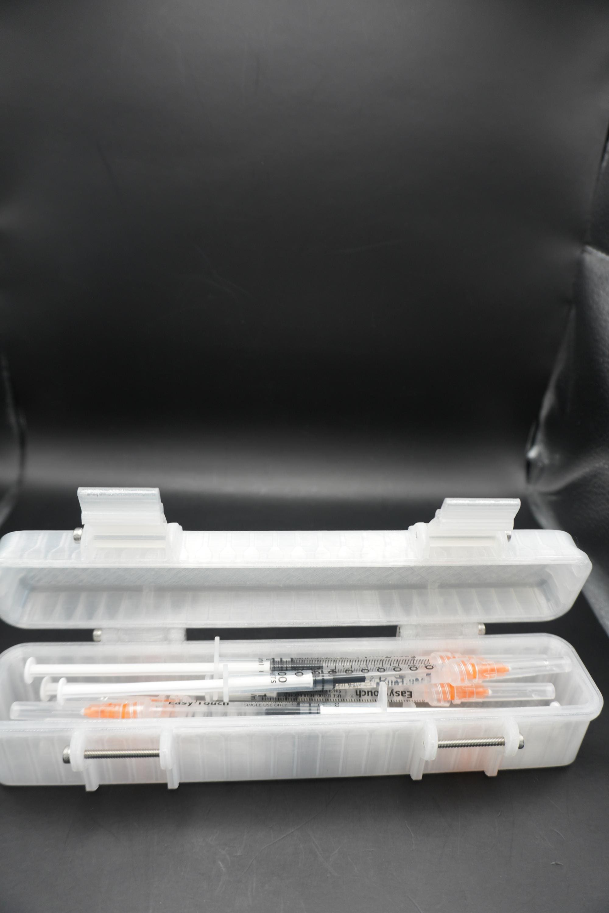 Prefilled Syringe Travel Case - Small - up to 7 Prefilled Syringes - 3D ...