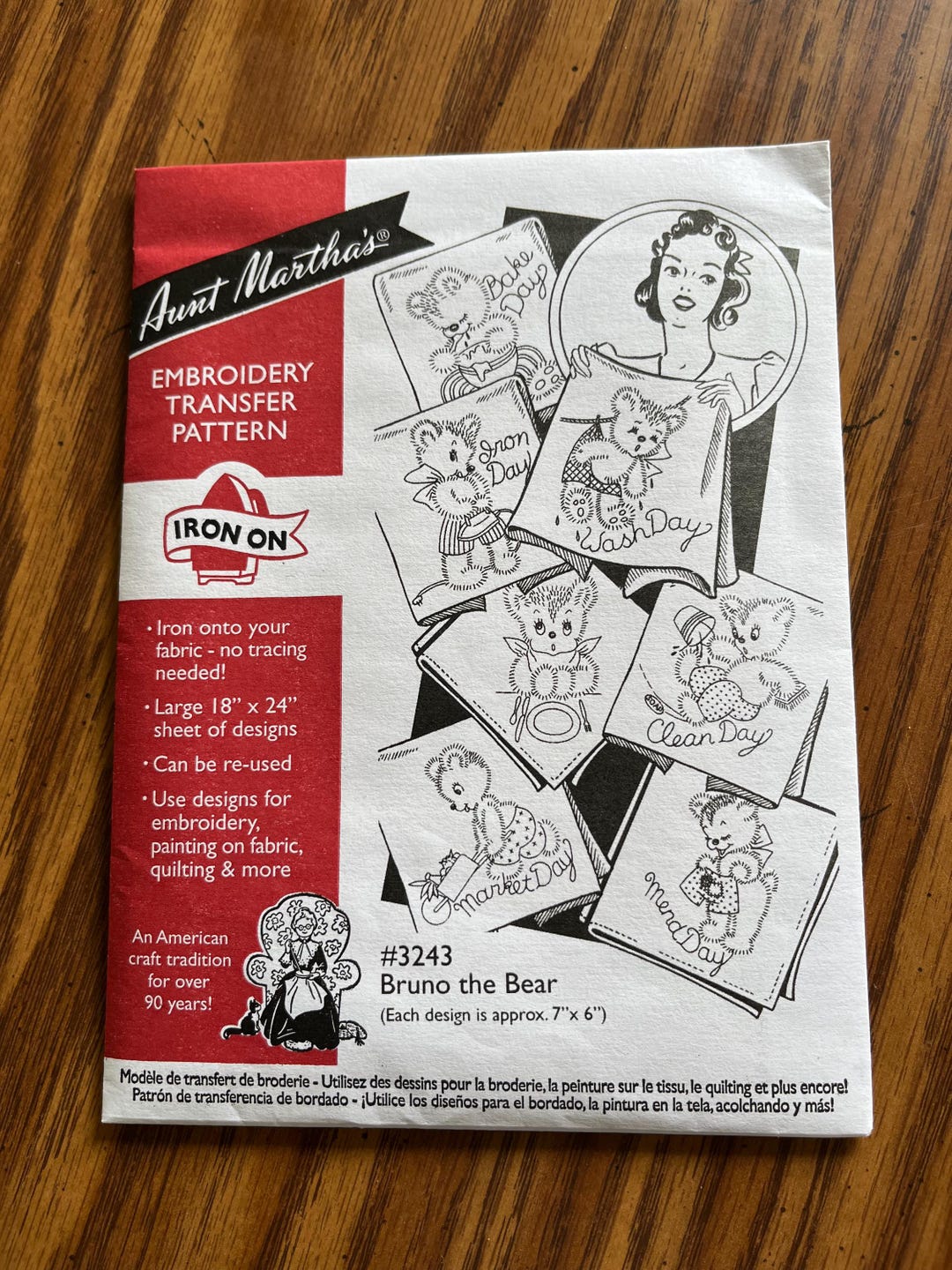 Vintage Collection Aunt Martha’s Embroidery Iron on Transfer Pattern ...