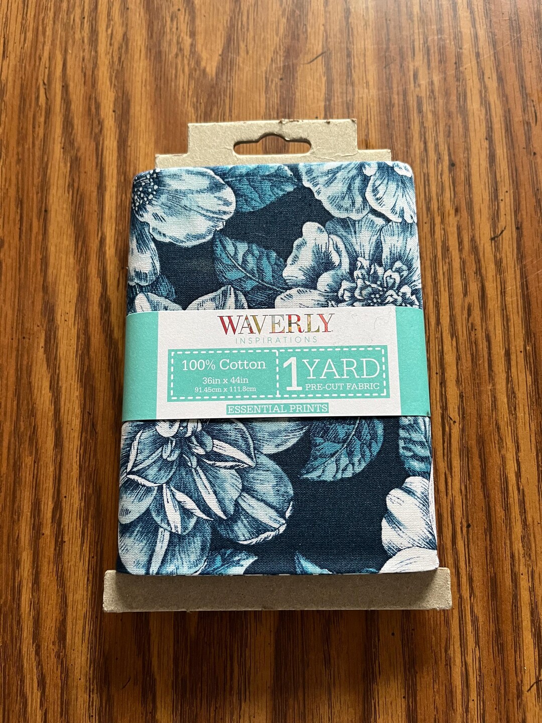 Waverly Inspirations Navy Blue One Yard Fabric Cut, Quilting - Etsy