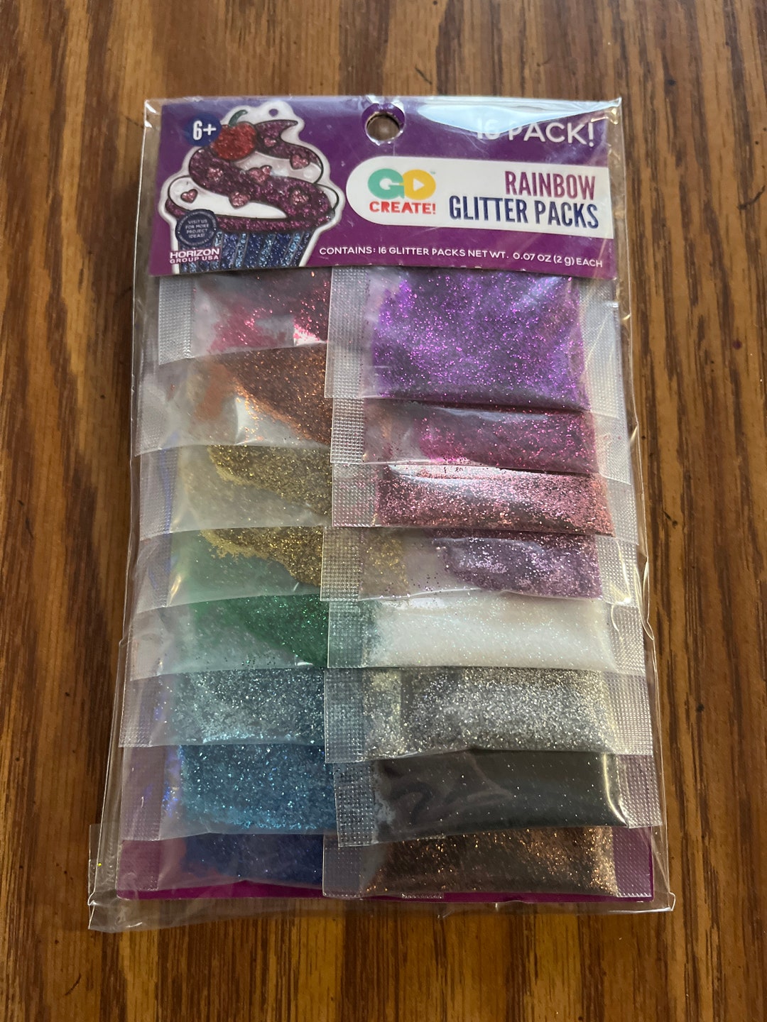 Rainbow Glitter Packs - Etsy