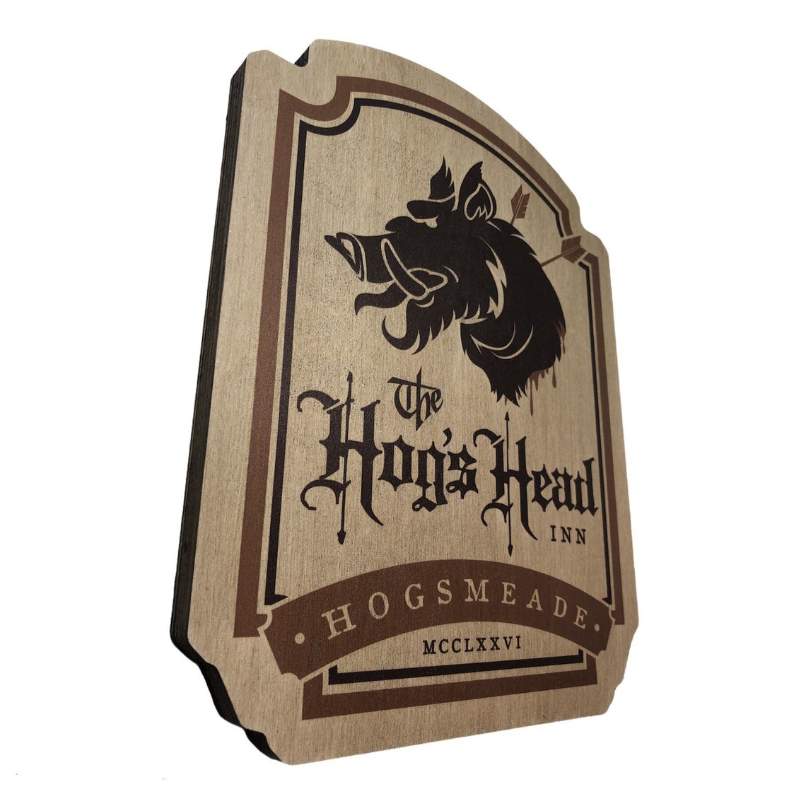 Harry Potter Wall Art The Hogs Head Inn Wizarding World Decor | Etsy