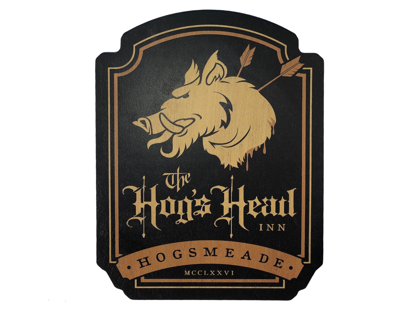 Harry Potter Wall Art The Hogs Head Inn Wizarding World Decor | Etsy