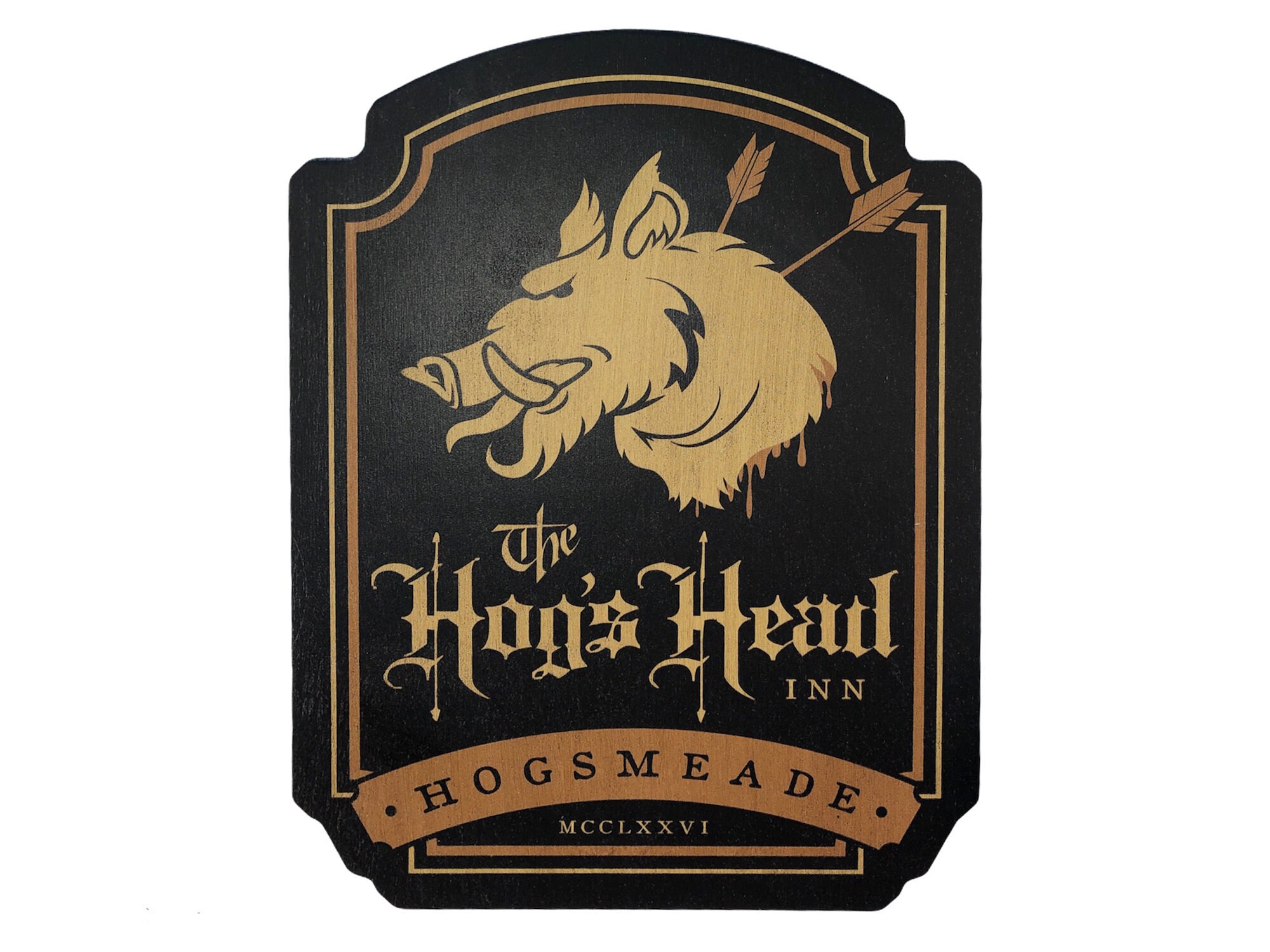 Harry Potter Wall Art The Hogs Head Inn Wizarding World Decor | Etsy