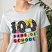 100 Days of School DTF Transfer, Retro Teacher Composition Notebook ...